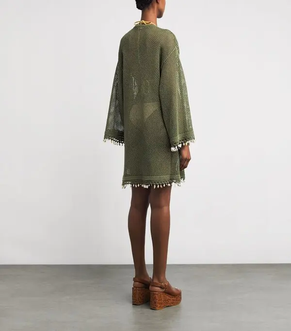 Zimmermann Embellished Mini Tunic Dress