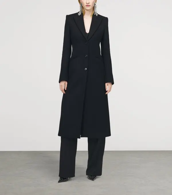 Alexander McQueen Wool Single-breasted Coat