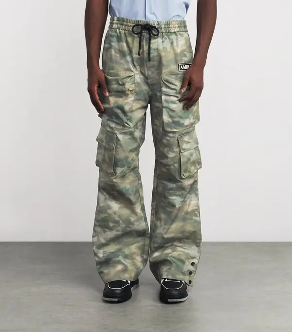 Amiri Cotton Camo Cargo Trousers