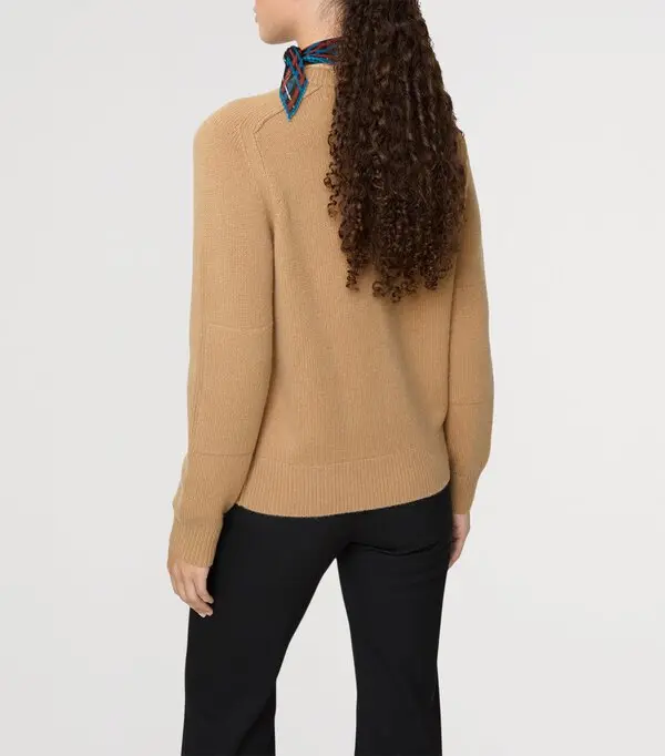 Burberry Cashmere Cardigan With Ekd Patch