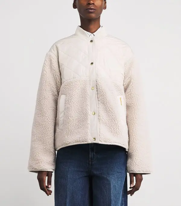 Barbour Wetherby Fleece Jacket - Beige