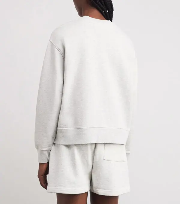 WITH NOTHING UNDERNEATH Cotton Spencer Sweatshirt