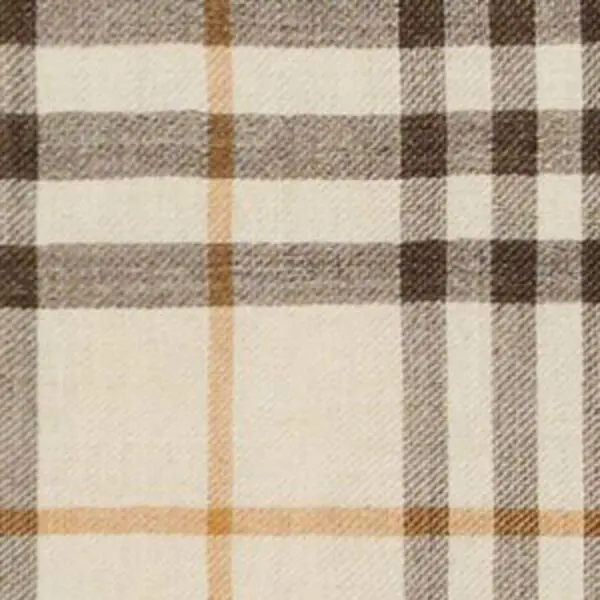 Burberry Wool-silk Ekd Check Wide Scarf