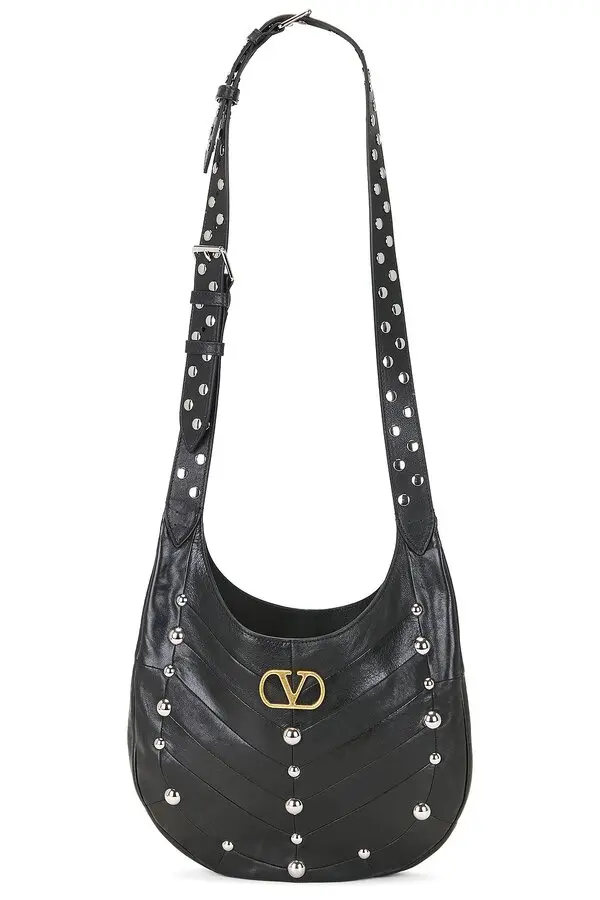 Valentino Garavani Hoboho Small Hobo Bag - Nero