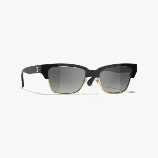 Chanel Cat Eye Sunglasses - Black