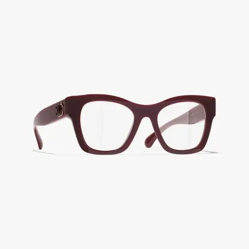 Chanel Butterfly Eyeglasses - Browny Red