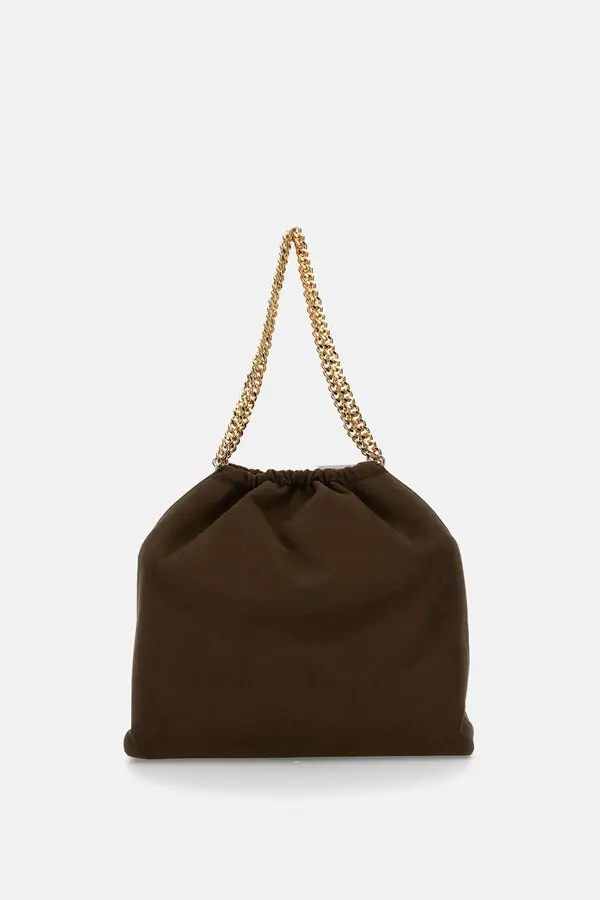 Stella McCartney Falabella Medium Tote With Suede Drawstring
