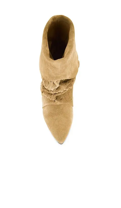 Isabel Marant Étoile Edrik Suede Kitten Heel Pointed Toe Boots
