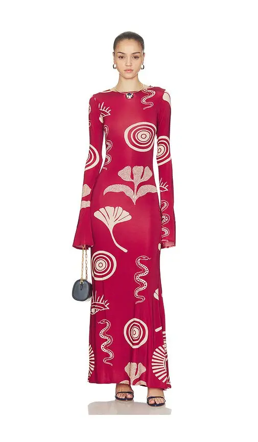 CALA DE LA CRUZ Amay Dress - Red