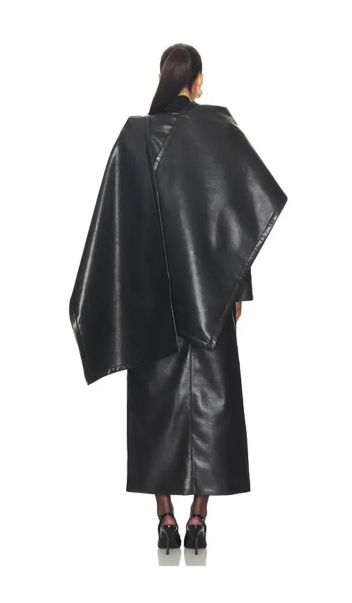 ET OCHS Wren Leather Jacket With Scarf