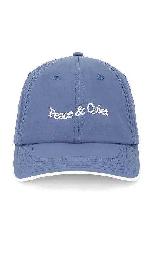 MUSEUM OF PEACE & QUIET Wordmark Nylon Cap - Blue