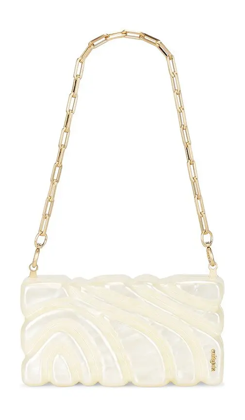 Cult Gaia Aura Clutch - Ivory