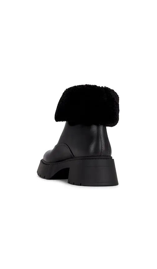 COACH Leah Platform Shearling Zip Bootie