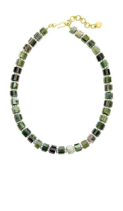 Brinker & Eliza Glimmer Necklace - Green