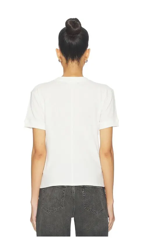 EB DENIM Henry V Neck Tee