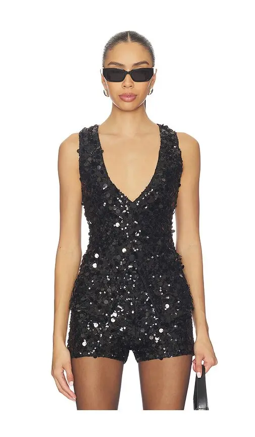 Show Me Your Mumu Viva Vest Top - Black