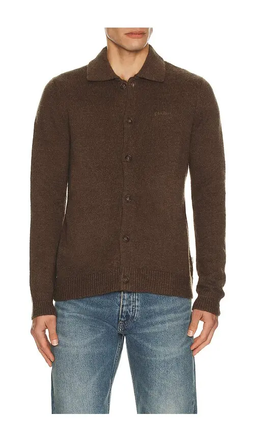 RHYTHM Mohair Button Up Knit Cardigan