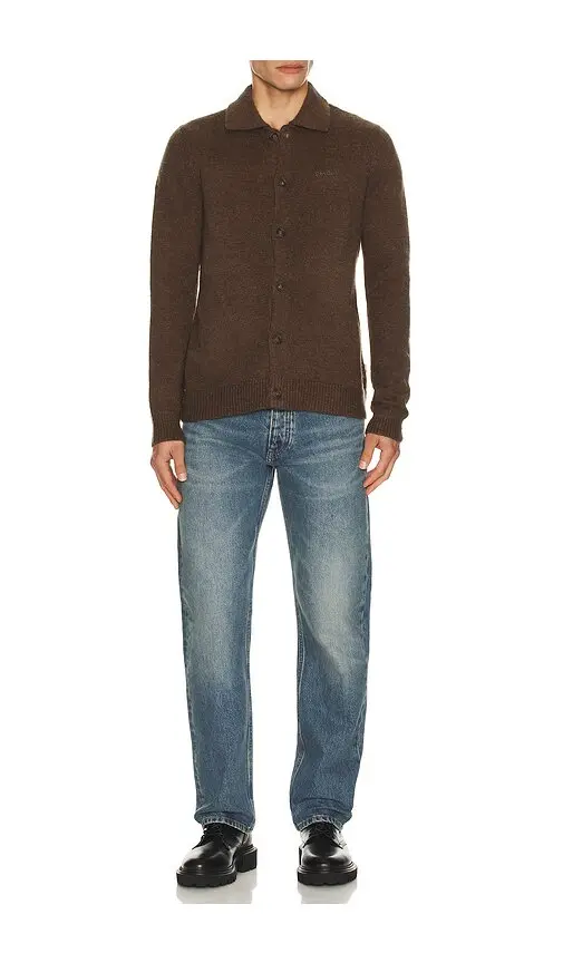 RHYTHM Mohair Button Up Knit Cardigan