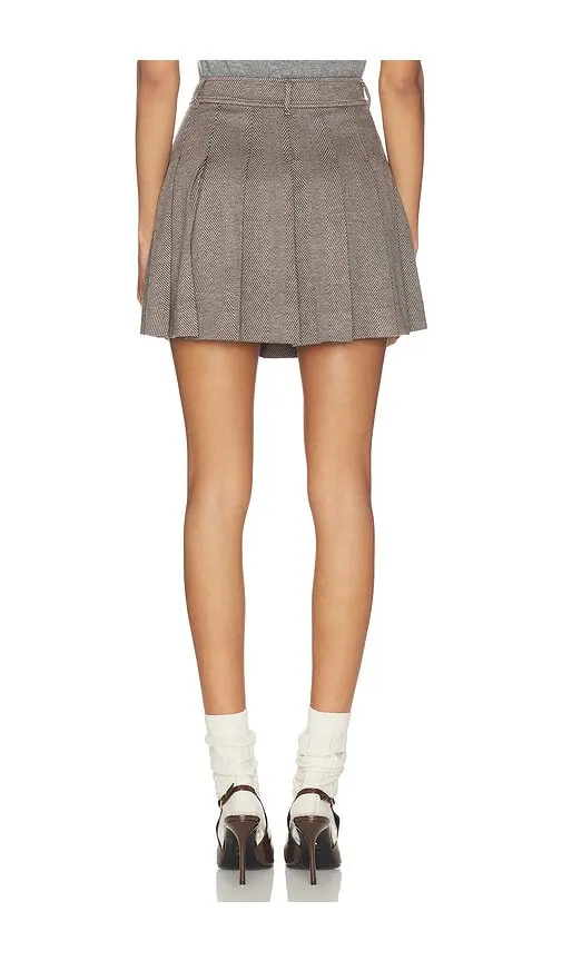 Rag & Bone Irina Ponte Pleated Mini Skirt
