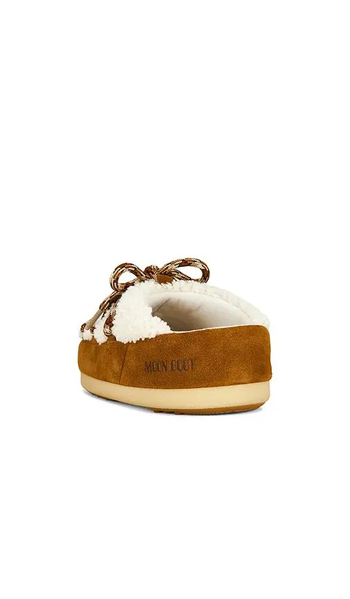 Moon Boot Evx Shearling Mule - Brown