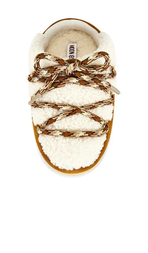 Moon Boot Evx Shearling Mule - Brown