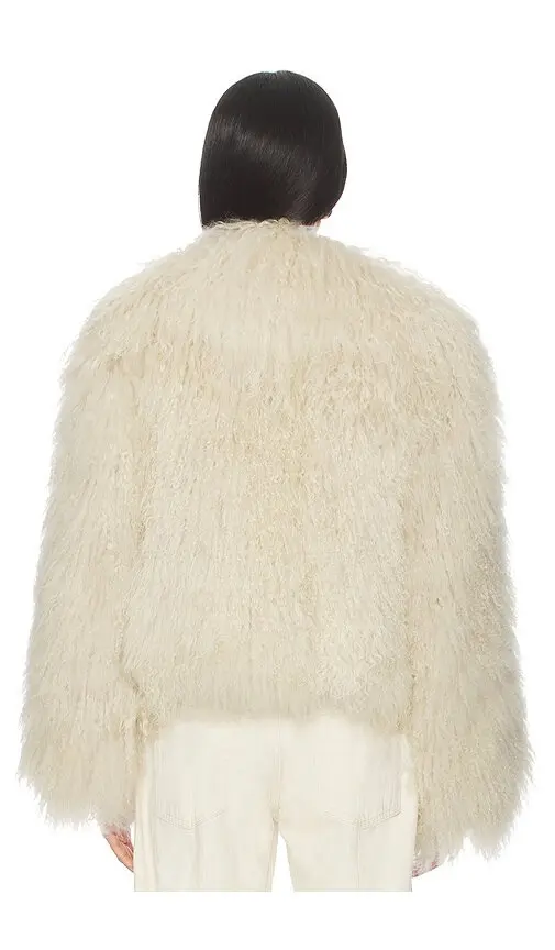 OW Thea Fur Jacket - Beige