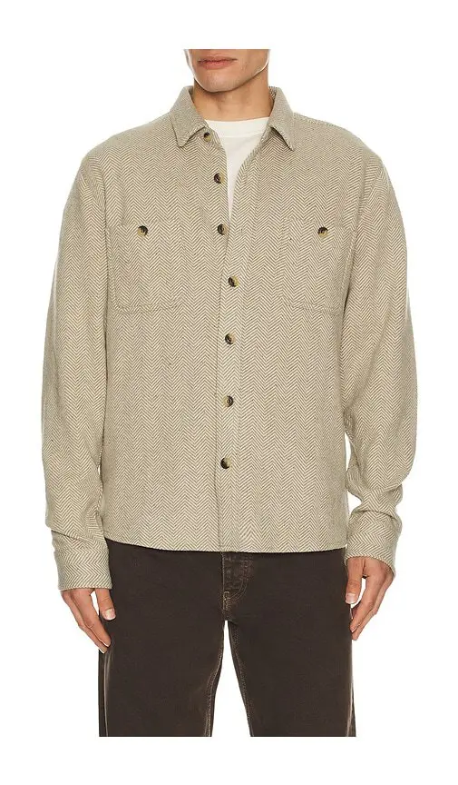 Marine Layer Pacifica Stretch Twill Overshirt In . Also