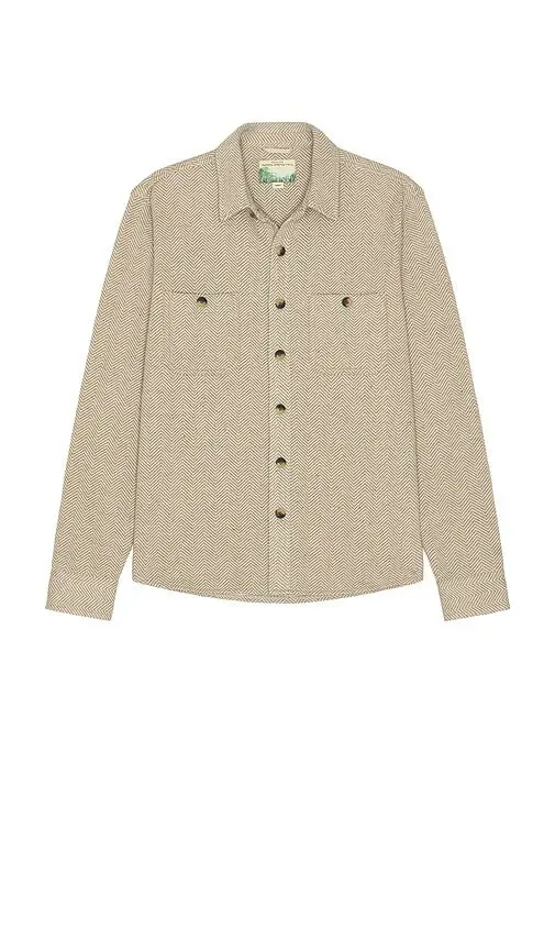 Marine Layer Pacifica Stretch Twill Overshirt In . Also