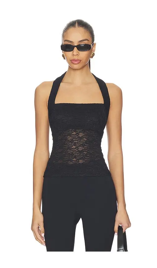 Lioness Palisades Halter Top - Black