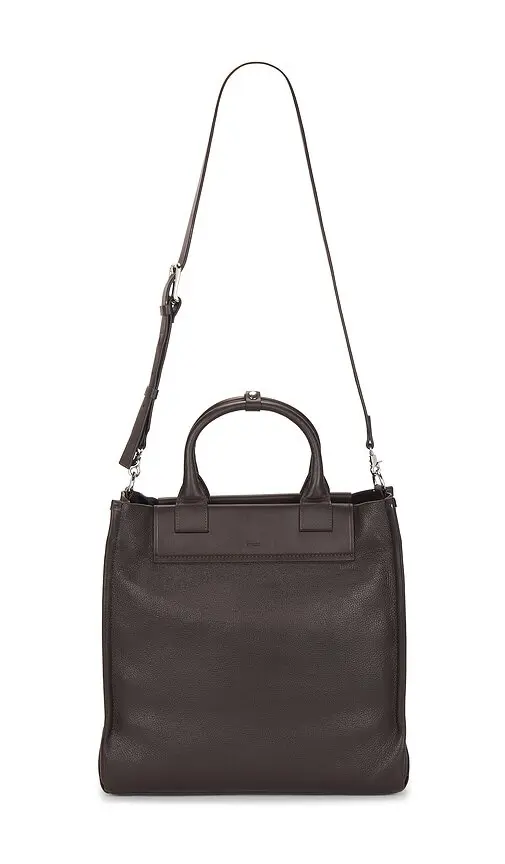 Vince Pebble Nordhelm Tote - Brown