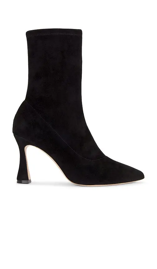 L'Agence Severine Stretch Suede Ankle Boot