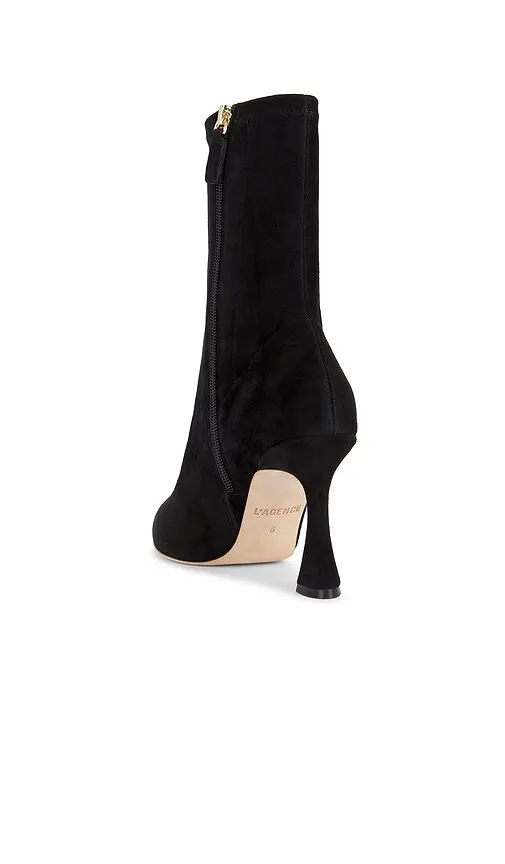 L'Agence Severine Stretch Suede Ankle Boot