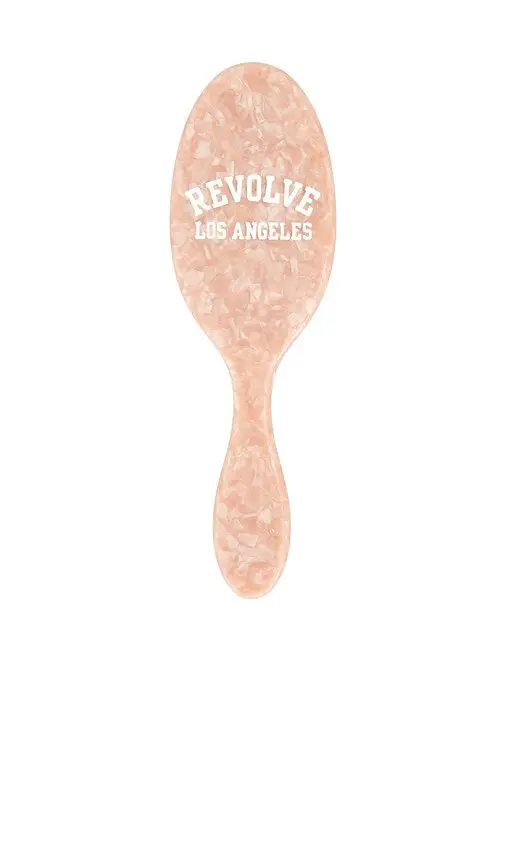SOLAR ECLIPSE X Revolve Hand-painted Los Angeles Collegiate Hair Brush - Pink