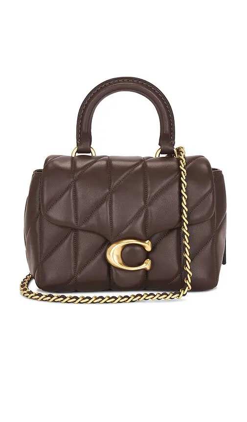 COACH Quilted Tabby Top Handle Bag