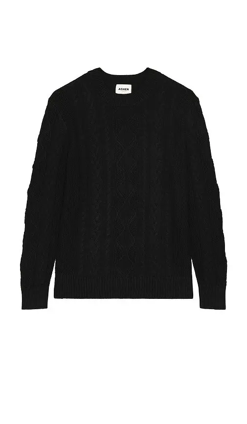 ASHER Cable Knit Sweater