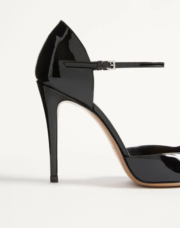 Valentino Garavani Vlogo Signature D'orsay 100mm Pumps - Black