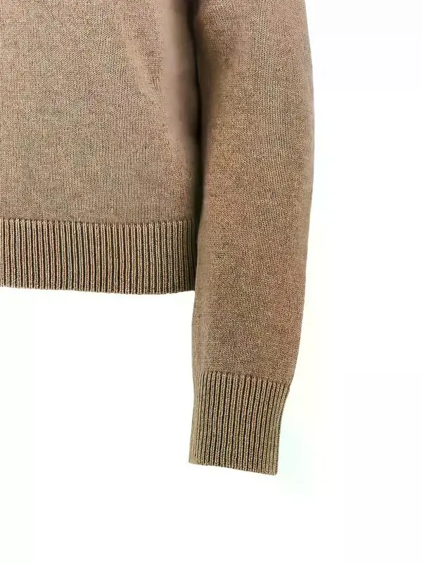Max Mara Ribbed Sweater - Brown