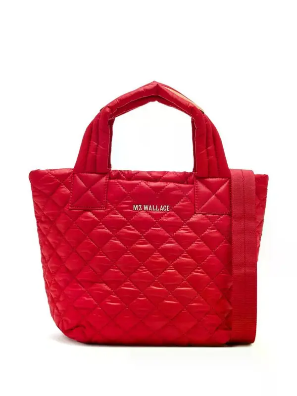 Mz Wallace Mini Metro Deluxe Quilted Tote - Red