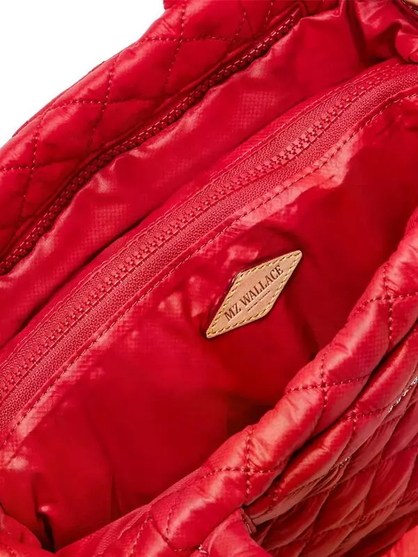 Mz Wallace Mini Metro Deluxe Quilted Tote - Red