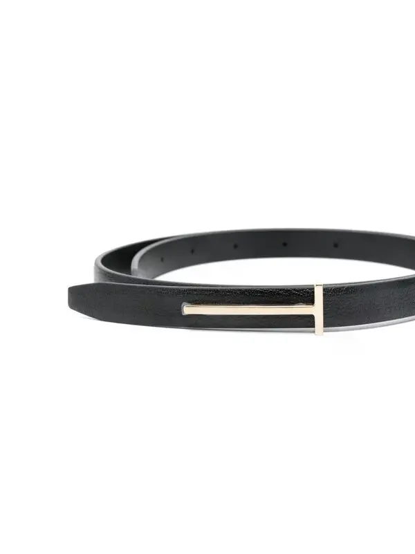 TOM FORD T-bar Belt - Black