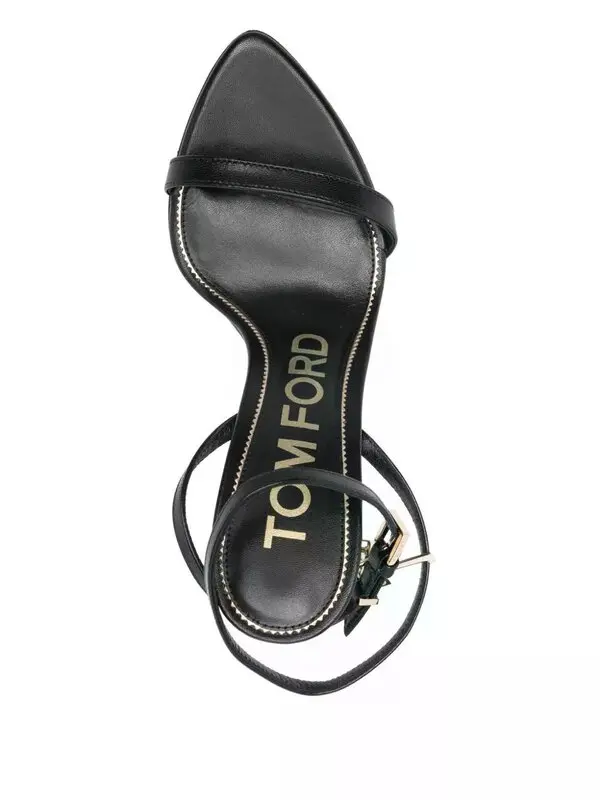TOM FORD Lock-detail High Heel Sandals - Black
