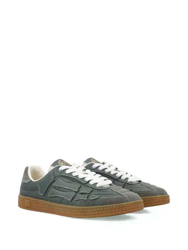 Amiri Pacific Bones Leather Sneakers - Green