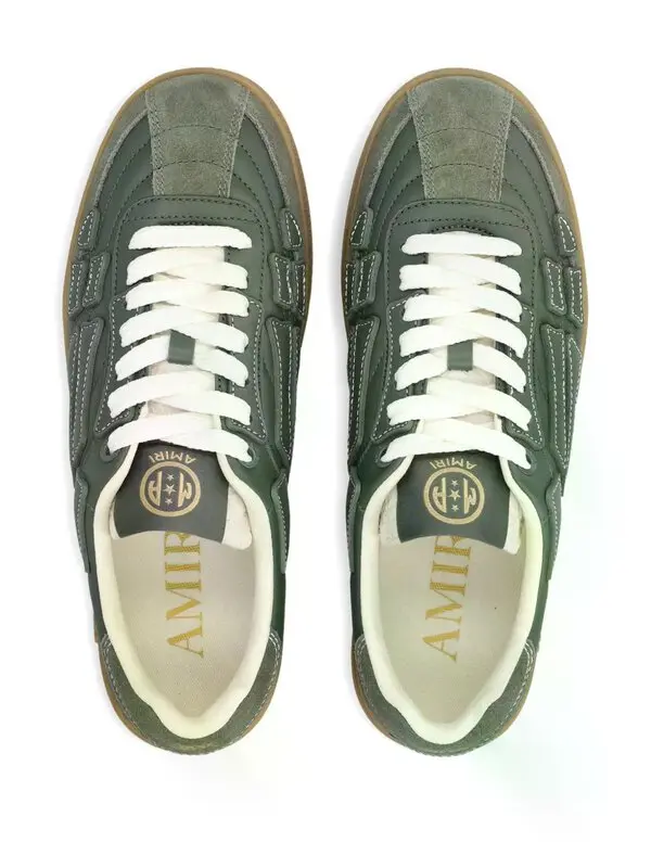 Amiri Pacific Bones Leather Sneakers - Green