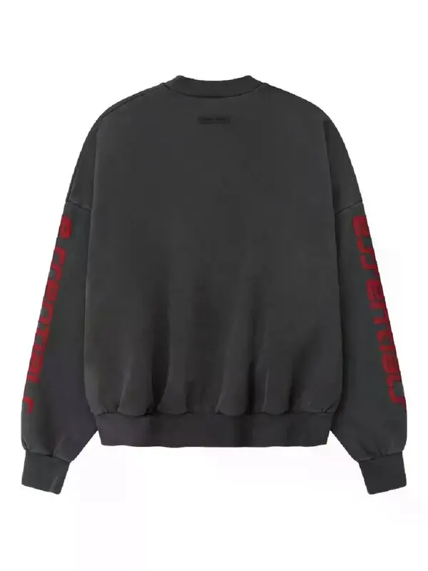 Fear Of God Chicago Logo Crew-neck Sweatshirt - Grey