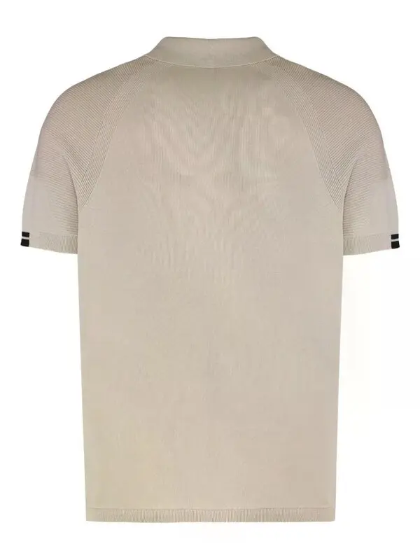 BOSS Zip-fastening Polo Shirt - Neutrals