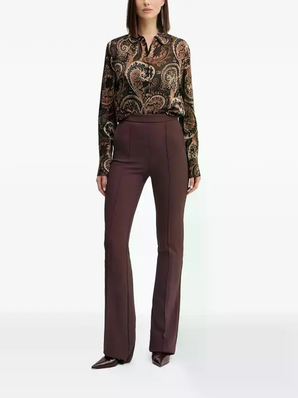 Guess Paisley Buttoned Shirt - Brown