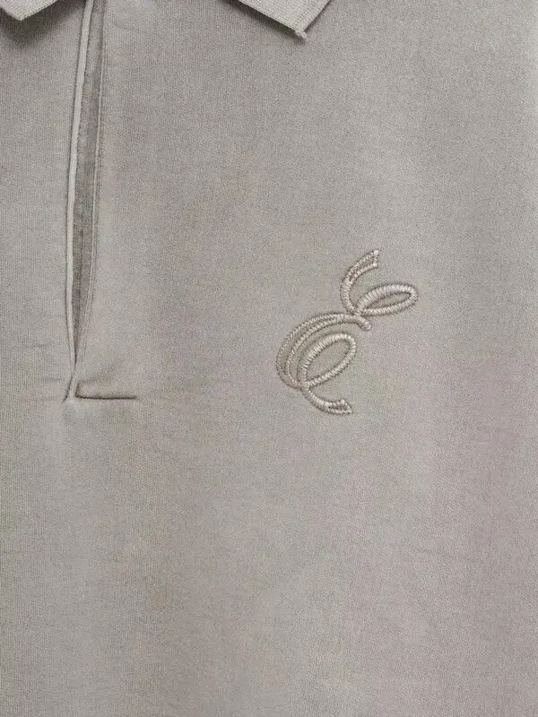 Fear Of God Embroidered Classic Polo Shirt - Grey
