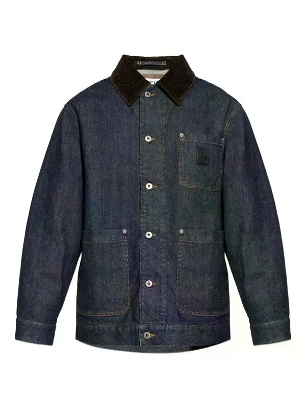 Loewe Corduroy-collar Pocket Jacket