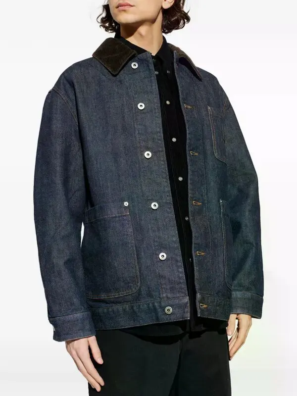 Loewe Corduroy-collar Pocket Jacket