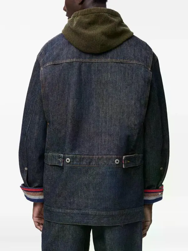 Loewe Corduroy-collar Pocket Jacket - Blue